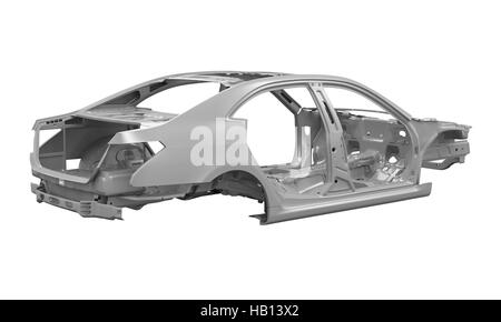 Unibody Car Chassis Frame Isolated Stock Photo - Alamy