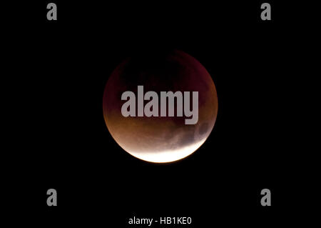 Total Lunar Eclipse on Sept. 28, 2015 Stock Photo - Alamy