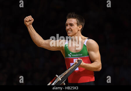 Stuttgart, Germany. 4th Dec, 2016. Yannick Martens from Switzerland ...