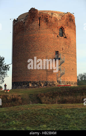 Donjon of the Burg Stolpe, Brandenburg, Germany Stock Photo - Alamy