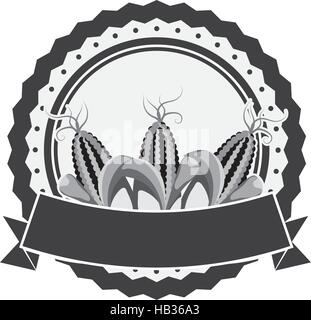 seal stamp with corn icon over white background vector illustration ...