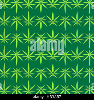 Green Marijuana Pattern Stock Photo - Alamy