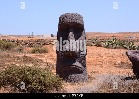 Classic Moai Mask Stock Photo - Alamy