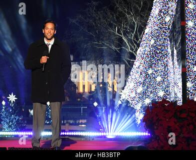 Singer Marc Anthony performs during the dedication ceremony for the ...