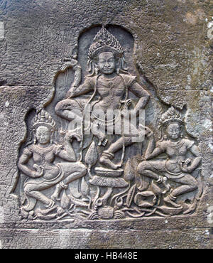 The rock carvings of Angkor Wat Stock Photo - Alamy