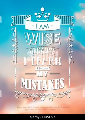 positive life quotes over beautiful blurred background Stock Vector ...