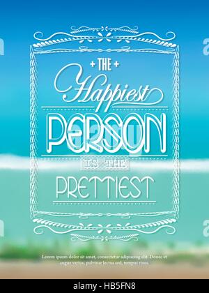 positive life quotes over beautiful blurred background Stock Vector ...