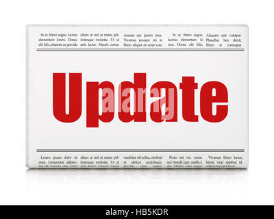 Daily News Update - design template for news channels or internet ...