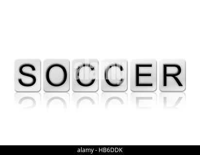 Written word of tiles with letters - match Stock Photo - Alamy