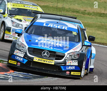 2016 Mercedes A-Class BTCC car with driver Adam Morgan at the 2016 ...