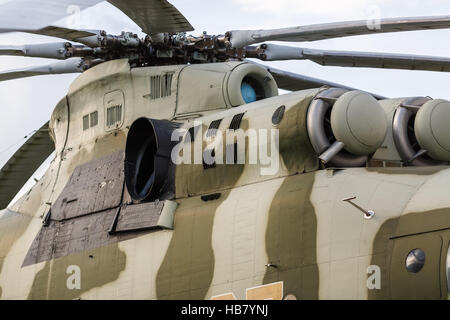 Old military helicopter Stock Photo - Alamy