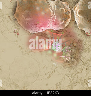SKIN CANCER, DRAWING Stock Photo - Alamy