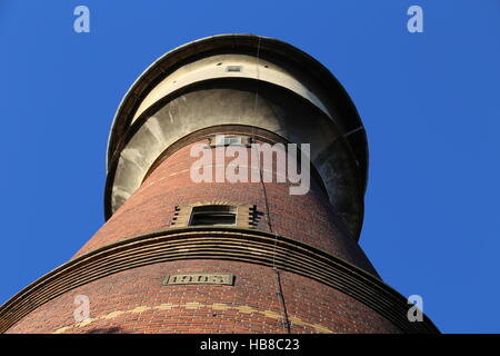 Ladenburg water tower. City landmark on the edge of Carl Benz Park ...