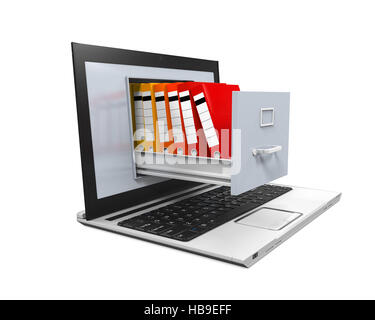 Laptop Data Storage Stock Photo - Alamy