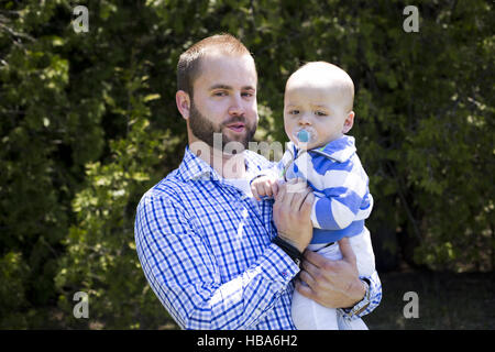 European father and son Stock Photo - Alamy