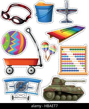 Different types of toys Stock Vector Image & Art - Alamy