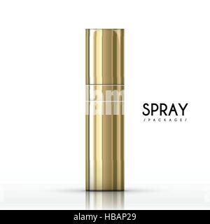 graceful spray package isolated on white background Stock Vector Image ...