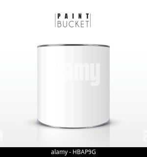 paint bucket isolated on white background Stock Vector Image & Art - Alamy