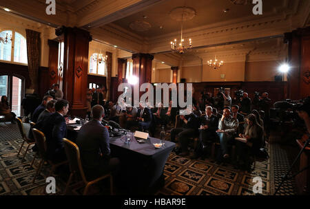 (left to right) Steve Walters, Andy Woodward, Gordon Burns and Edward ...