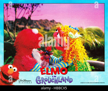 THE ADVENTURES OF ELMO IN GROUCHLAND, Elmo (bottom), front from left ...