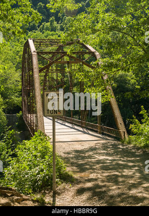 View of Jenkinsburg Bridge over Cheat River Stock Photo - Alamy