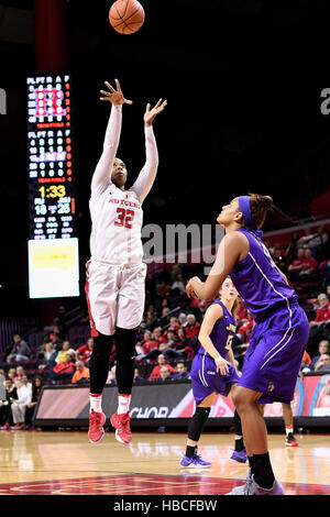 December 5, 2016 - Piscataway, New Jersey, USA - Rutgers guard, KANDISS ...