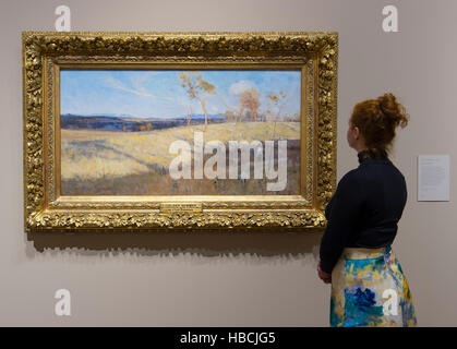 Arthur Streeton, landscape painting, Golden summer, Eaglemont, 1889 ...