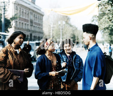 HOUSE PARTY, from left, Tisha Campbell, A.J. Johnson, Christopher Reid ...