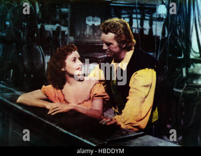 THE GOLDEN HAWK, from left, Rhonda Fleming, Sterling Hayden, 1952 Stock ...