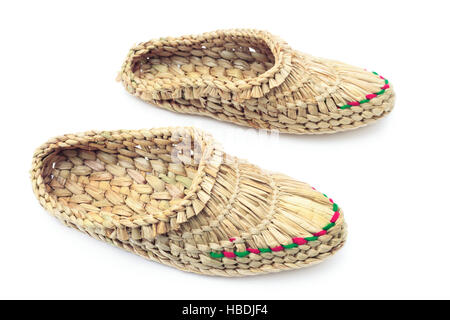 Two woven bast Stock Photo - Alamy
