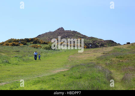Arthur's seat, at the summit Stock Photo - Alamy