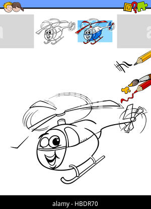 draw and color task Stock Photo - Alamy