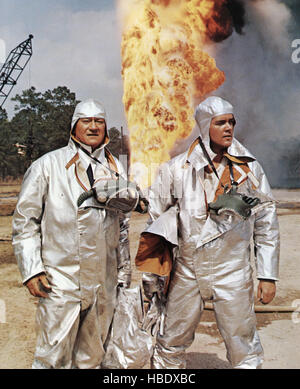 HELLFIGHTERS, John Wayne, Jim Hutton, 1968 Stock Photo - Alamy
