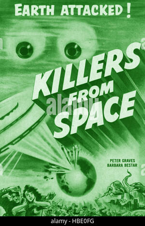KILLERS FROM SPACE, Peter Graves (on table), 1954 Stock Photo - Alamy