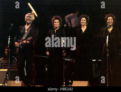 The Staple Singers, from left: Roebuck 'Pops' Staples,Yvonne Staples ...