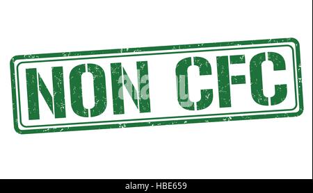 Non CFC product grunge rubber stamp on white background, vector ...