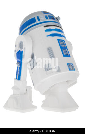 R2-D2 on white background Stock Photo - Alamy