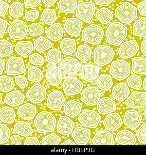 Forest green decorative damask seamless pattern. Geometric kaleidoscope ...