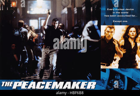THE PEACEMAKER, from left: George Clooney, Nicole Kidman, 1997 ...