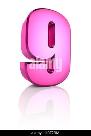 number in pink Stock Photo - Alamy
