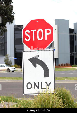 Left only arrow sign Stock Photo - Alamy