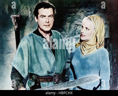 SWORD OF SHERWOOD FOREST, from left, Vanda Godsell, Richard Greene ...