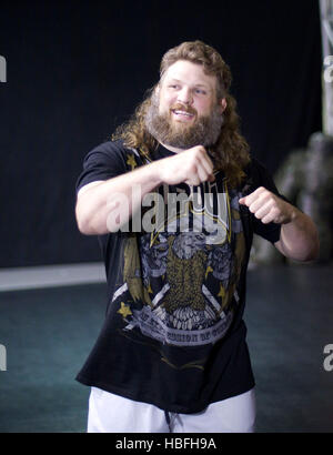 UFC fighter Roy Nelson works out at the UFC Media Open Workouts in Las ...