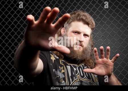 A portrait of UFC fighter Roy Nelson in Las Vegas, Nevada on Wednesday ...