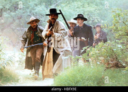 TOMBSTONE, Buck Taylor, Val Kilmer, Kurt Russell, Michael Rooker, Peter ...