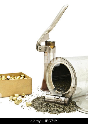 Gunpowder for a military or hunting rifle Stock Photo - Alamy