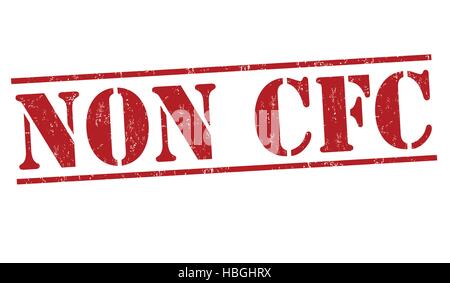 Non CFC product grunge rubber stamp on white background, vector ...