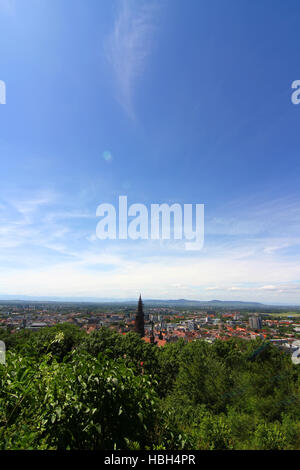 Landscape south of Freiburg im Breisgau, Black Forest mountain range ...