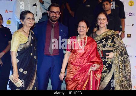 Bollywood actor Aamir Khan Zeenat Hussain during opening ceremony Jio ...
