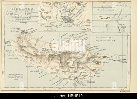 This page shows a map of Madeira and the Canary Islands, highlighting ...